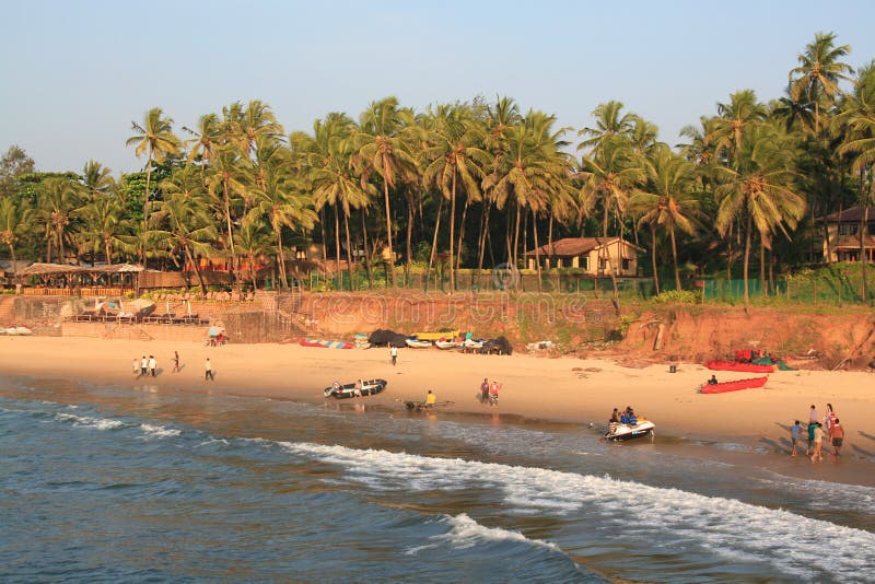 Ocean beach in Asia stock image. Image of palm, landscape - 66434757