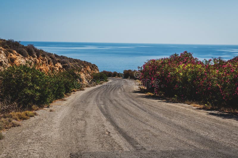 Ocean beach on the Crete stock photo. Image of scenic - 148746828