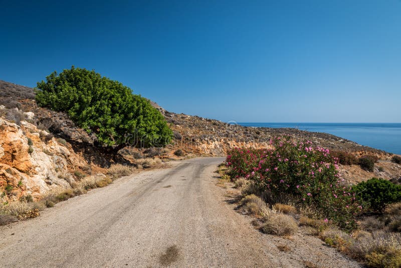 Ocean beach on the Crete stock image. Image of resort - 149466051