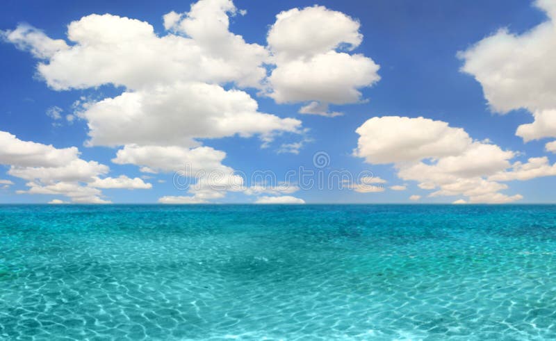 Ocean Beach Scene on a Bright Day Stock Image - Image of scenic, eden ...