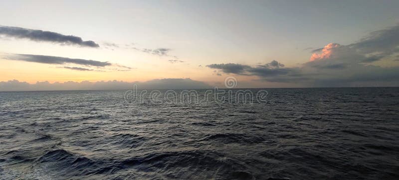 Ocean Beauty Sunset stock photo. Image of vehicle, horizon - 240240824