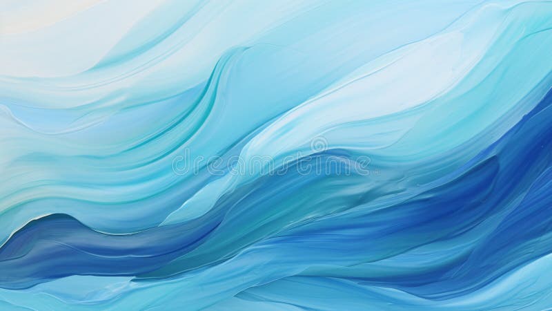 Ocean Blue and Aqua Abstract Pattern Wallpaper Stock Illustration ...