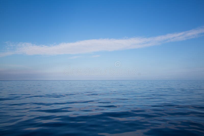 Ocean: Blue Water Background - Empty Natural Surface. Stock Image ...