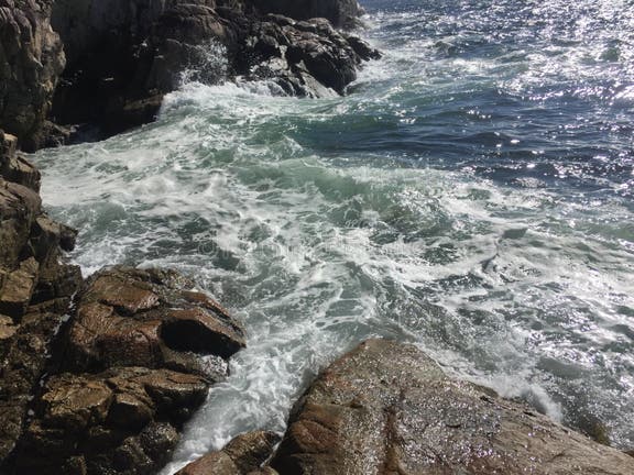 Ocean break stock photo. Image of break, ocean, shore - 129232926