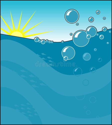Ocean Bubbles stock vector. Illustration of theme, water - 2785034