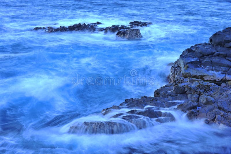Ocean cascade stock image. Image of pacific, deep, ripple - 13003181