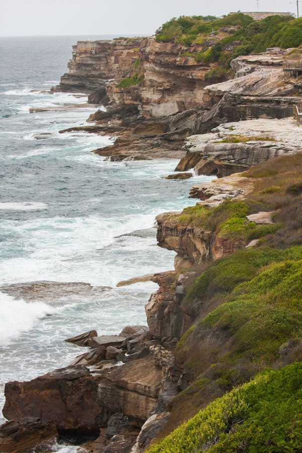 Ocean Cliff stock image. Image of cliffs, shore, attraction - 97366599