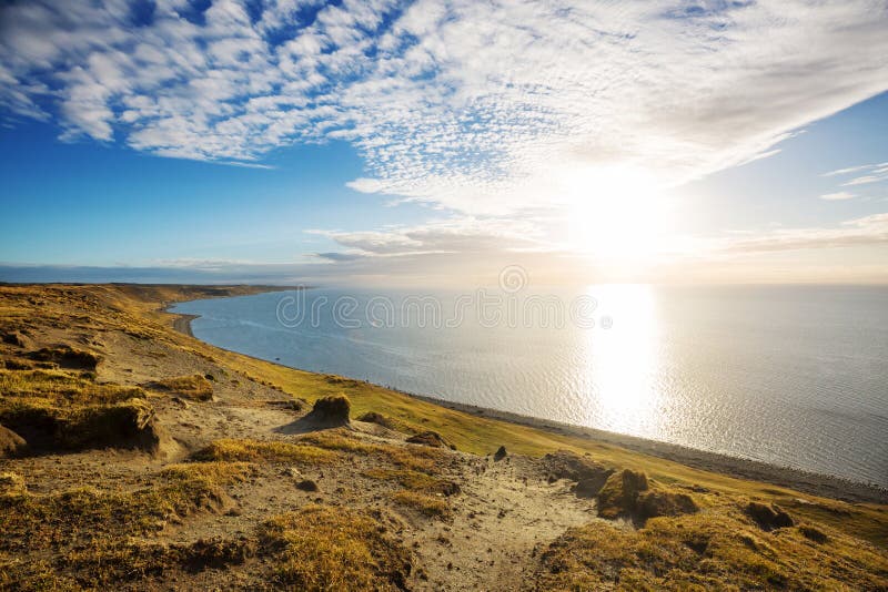 Ocean coast in Chile stock image. Image of explore, puerto - 146155287