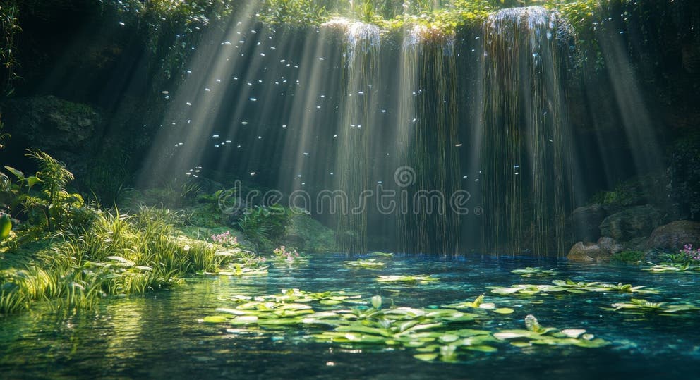 Ocean Currents Meet an Underwater Spring Flowing through a Kelp Forest ...