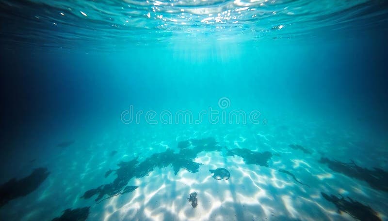 Ocean Depth Gradient from Light Aqua To Deep Navy Blue Layers ...