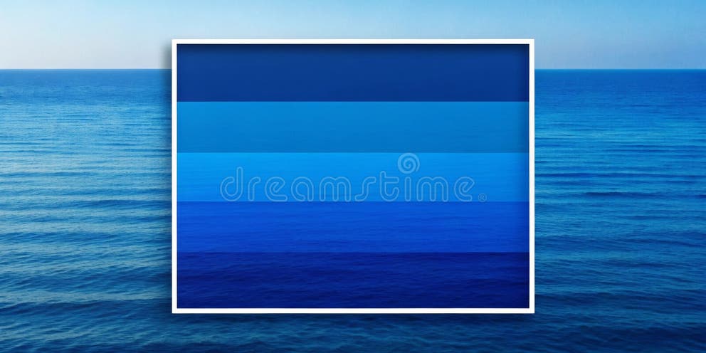 Ocean Depth Gradient a Visual Representation of Aquatic Hues ...