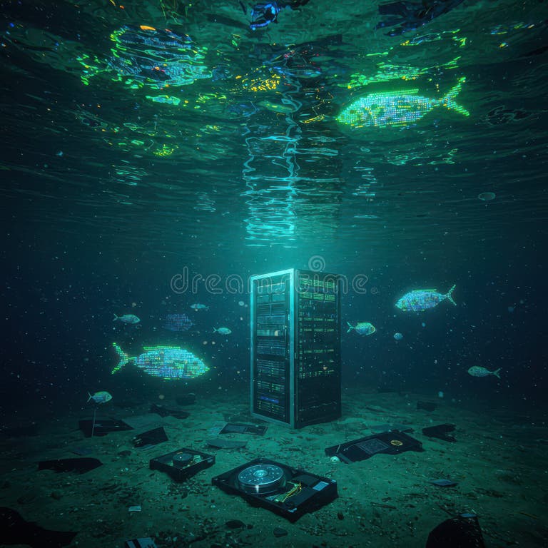 An Ocean of Digital Garbage, Overflowing with Data Fragments and an ...