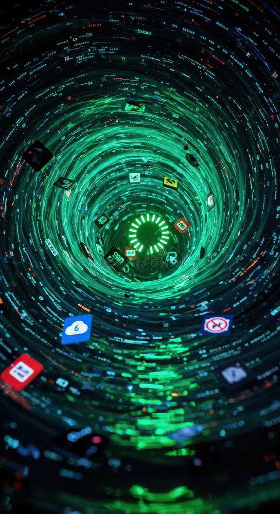 An Ocean of Digital Garbage, Overflowing with Data Fragments and an ...