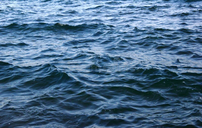 Ocean surface at nightfall stock photo. Image of wallpaper - 177357770