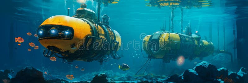 Ocean Exploration Vehicles Include Submarines, Deep Sea Divers and ROVs ...