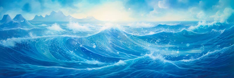 Ocean Filled with Stars and Planets, Where Constellations Mirror the ...