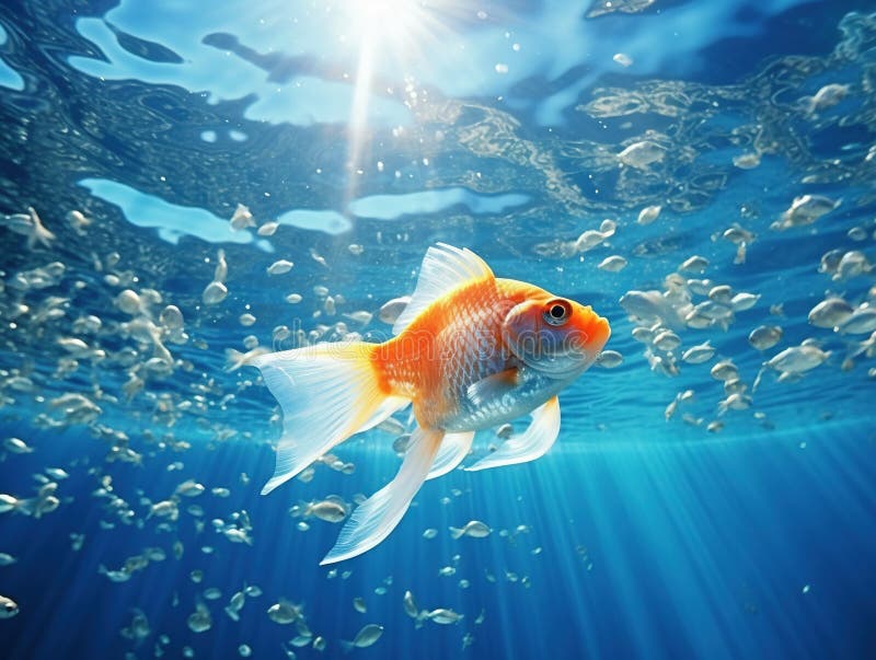 Ocean Fish Made with Generative AI Illustration Stock Illustration ...