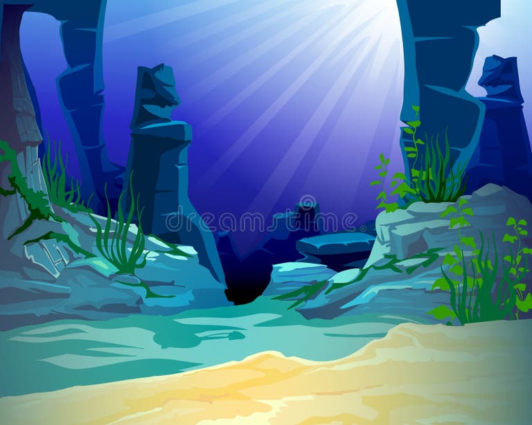 Undersea Ocean Floor Stock Illustrations – 6,133 Undersea Ocean Floor ...