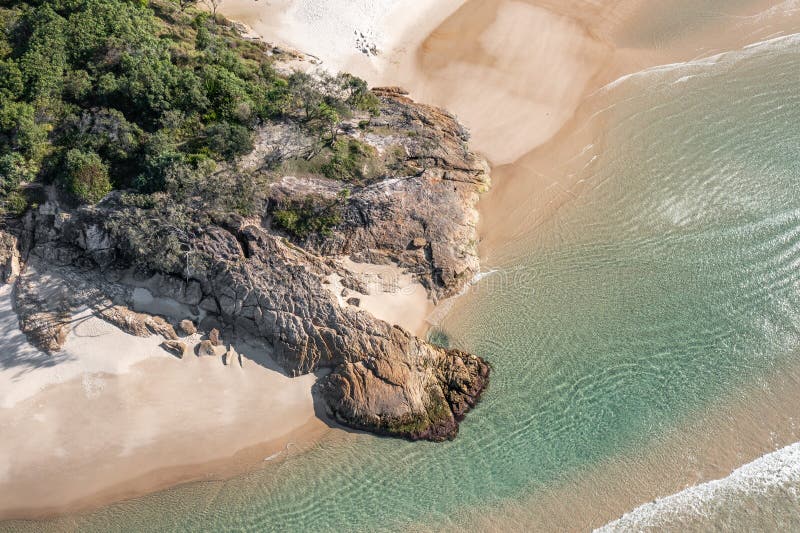 Ocean Floor and Wave Textures. Beautiful Aerial View of the Top Stock ...