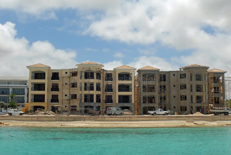 Ocean front construction stock image. Image of tropics - 10823677