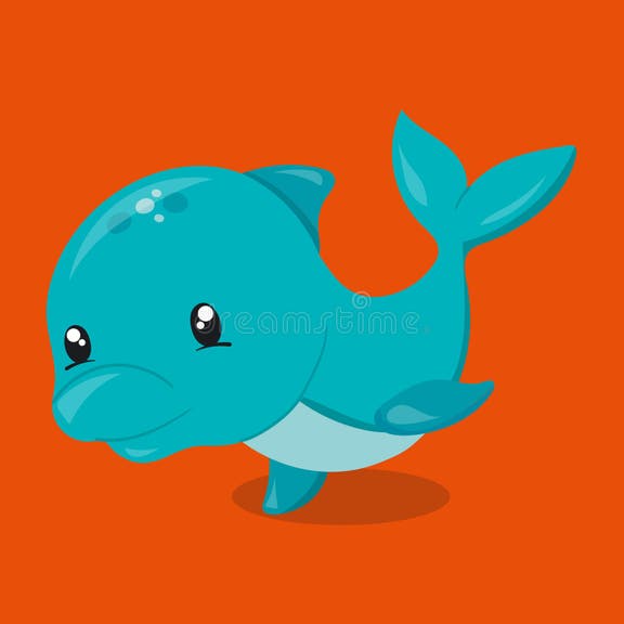 Ocean Fun Dolphin Gorizont 04 Stock Vector - Illustration of vector ...