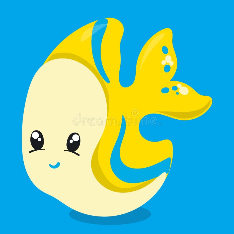 Fun fish stock vector. Illustration of emotions, symbol - 17384690