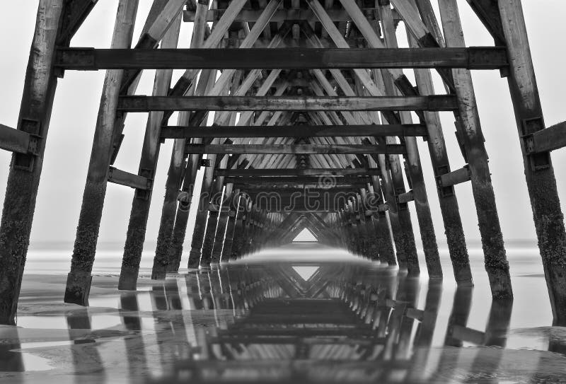 Ocean Gate stock photo. Image of reflection, lines, dimension - 25858078