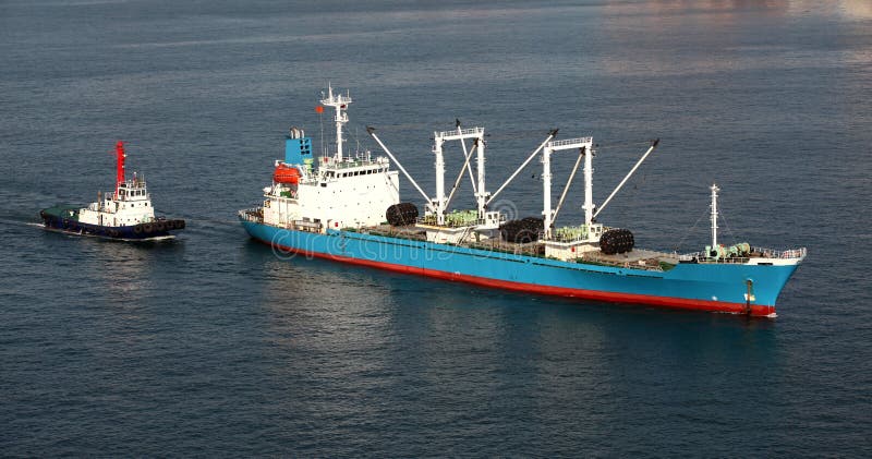 Ocean-going freighters stock photo. Image of carriers - 31234518