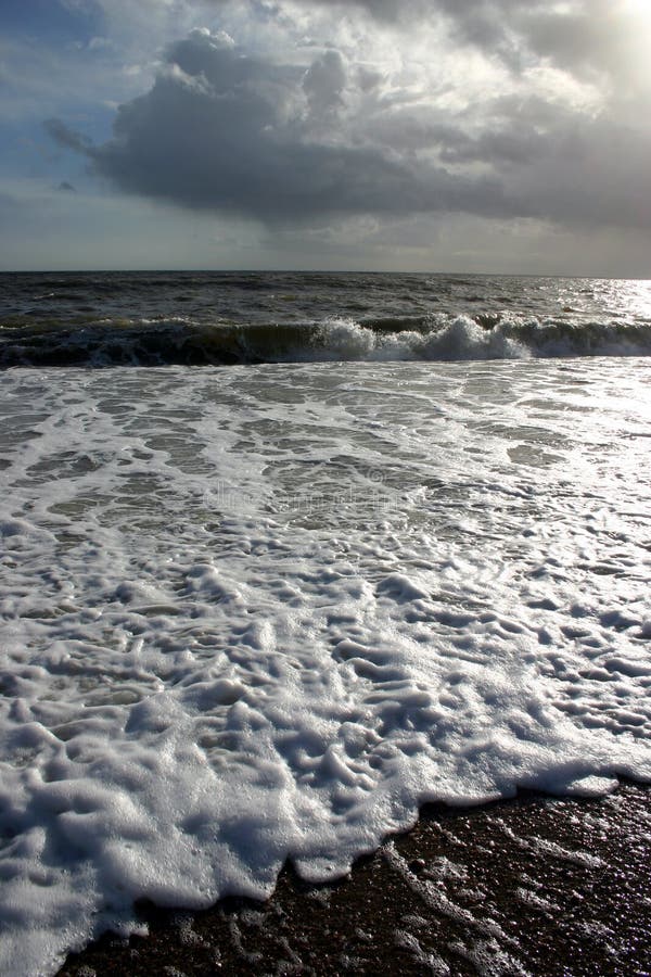 Ocean grey stock image. Image of waves, seascape, moody - 527363