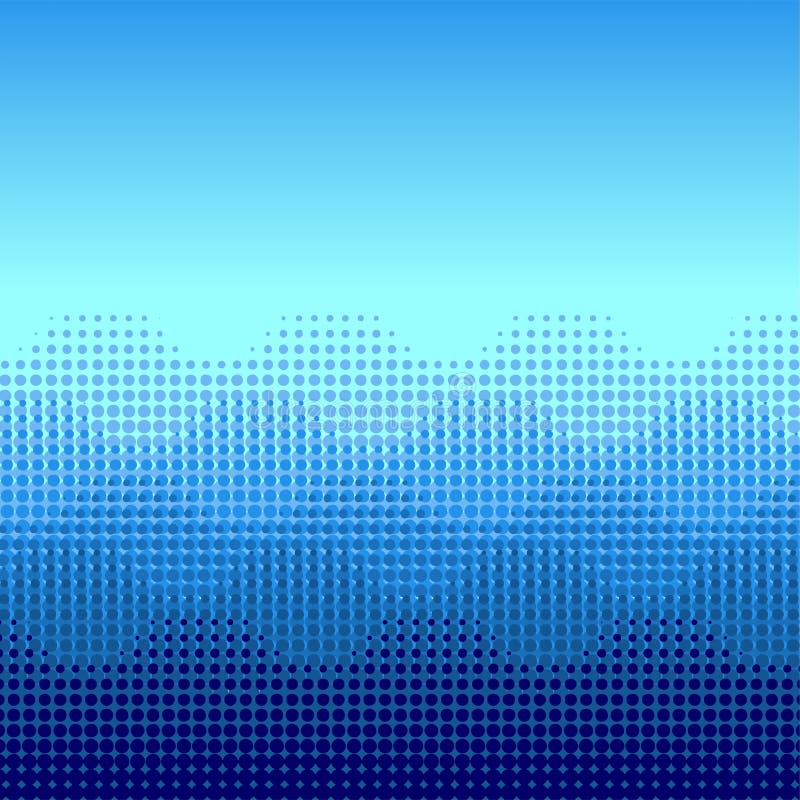 Ocean Halftone Vector Texture Background Template Stock Vector ...