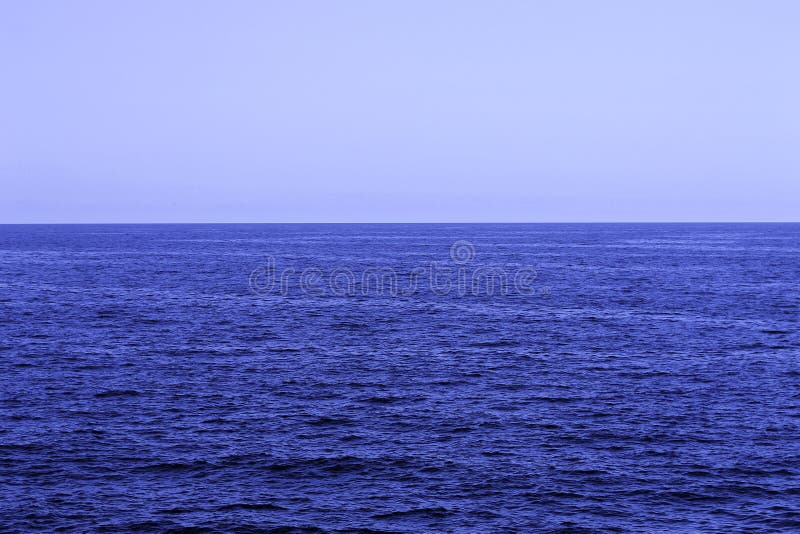 Ocean horizon stock image. Image of blue, seascape, flat - 94036235