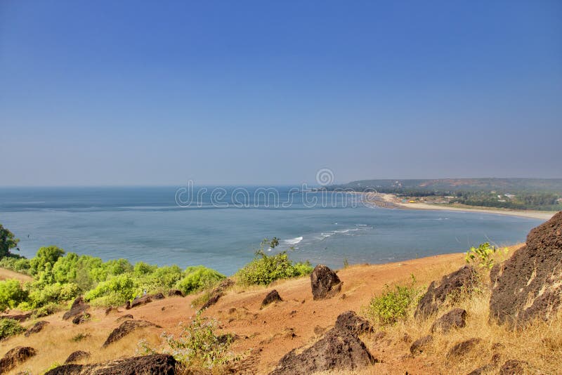 Ocean and Horizon and Cliff Stock Image - Image of zephyr, ocean: 177500841