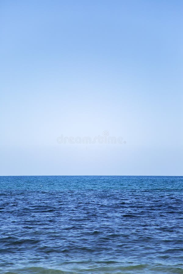 Ocean horizon stock image. Image of scenic, blue, wave - 74381435