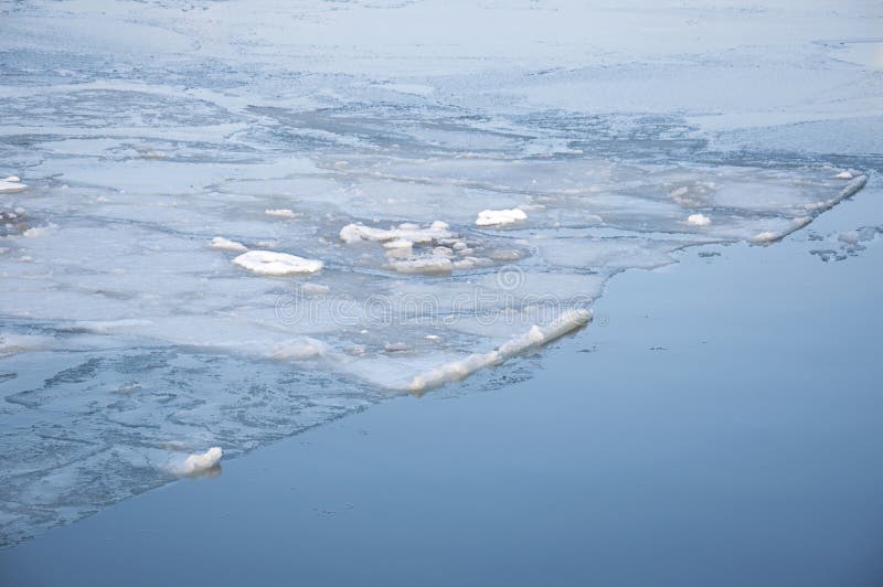 Iced sea and island stock photo. Image of tree, pure - 18441244