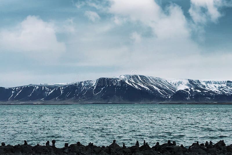 Ocean iceland stock photo. Image of ocean, blue, mountains - 116831926