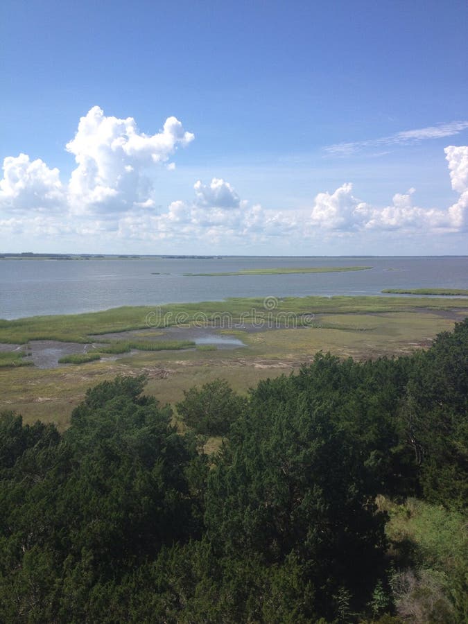 Ocean inlet stock image. Image of inlet, beautiful, flat - 45147481