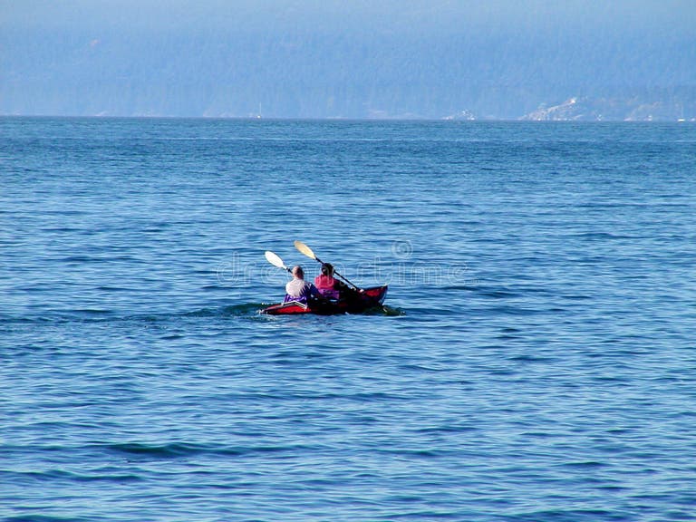 Ocean Kayak stock image. Image of canoeing, water, pacific - 83335