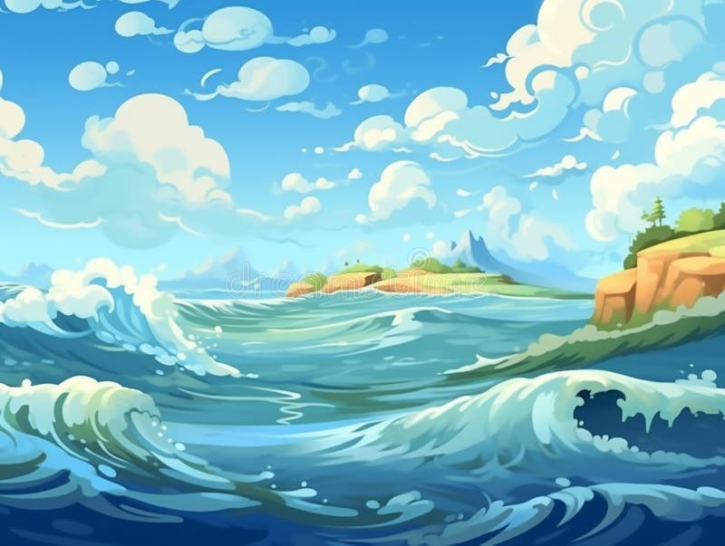 Tidal Landscape Stock Illustrations – 940 Tidal Landscape Stock ...