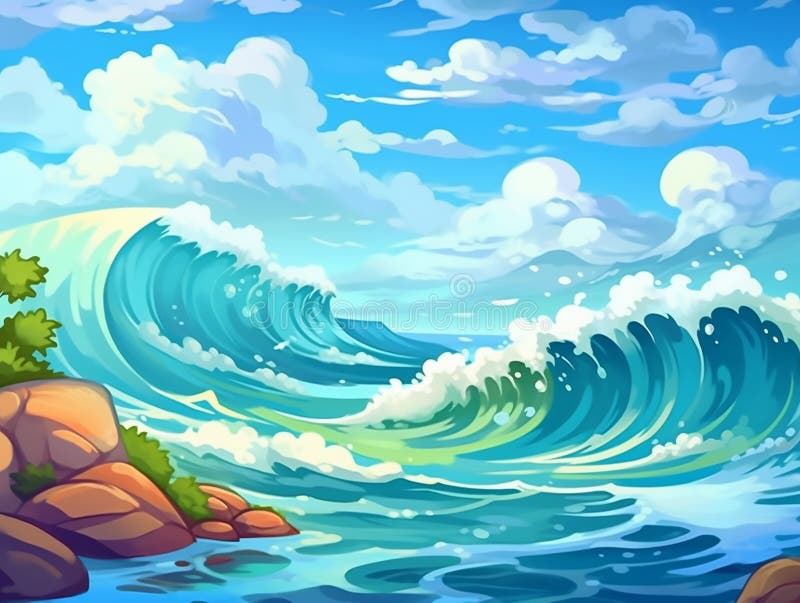 Tidal Landscape Stock Illustrations – 940 Tidal Landscape Stock ...