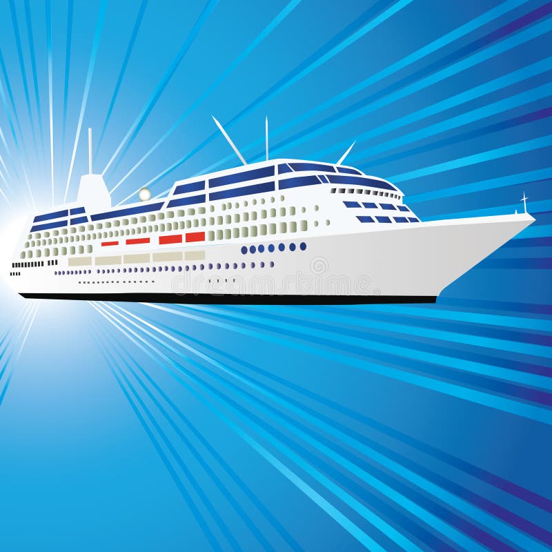 Ocean Liner stock illustration. Illustration of technology - 34074843