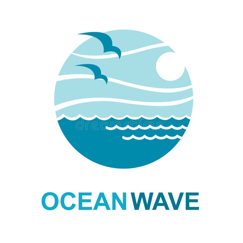 Ocean logo design stock vector. Illustration of environment - 84589439