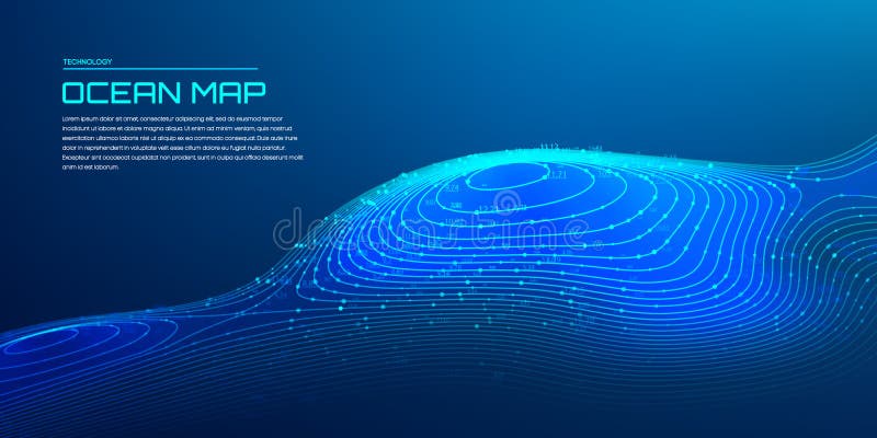 Underwater Topographic Analysis Stock Illustrations – 1 Underwater ...