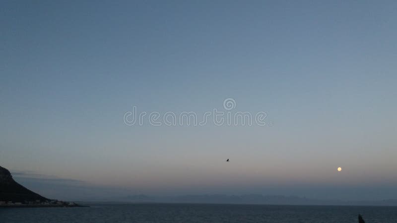 Ocean and moonrise stock photo. Image of ocean, wind - 193776208