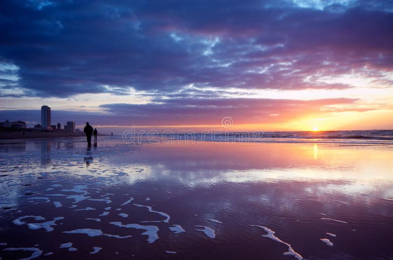 Ocean at night stock photo. Image of nature, coast, open - 1512674