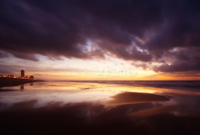 Ocean at night stock image. Image of clouds, scenery, open - 1512693