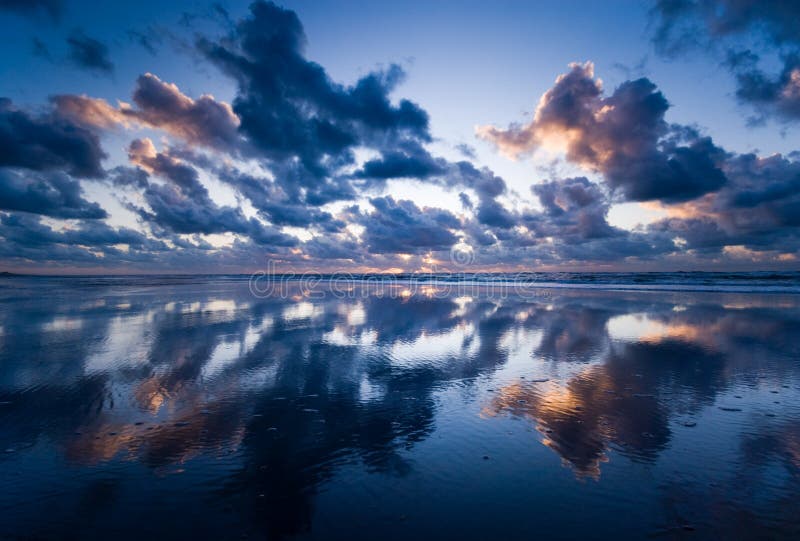 Ocean at night stock image. Image of nature, beach, colorful - 1451683