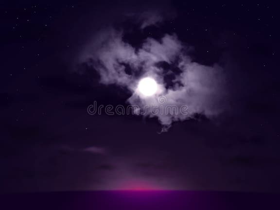 Ocean Nightfall stock photo. Image of glow, setting, cloud - 4428062