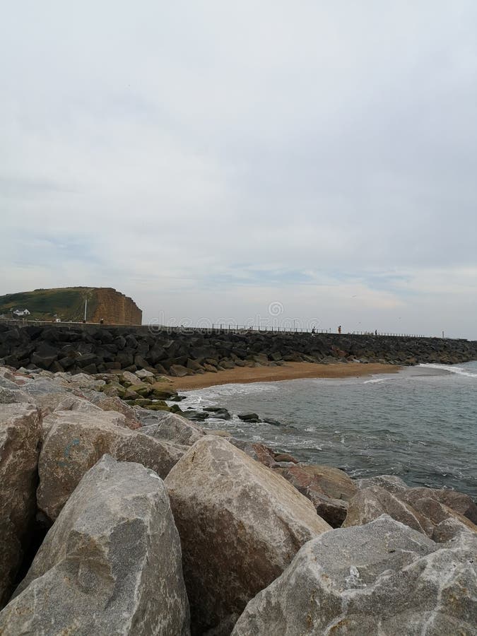 Ocean over the rocks stock image. Image of cliff, geology - 194272609