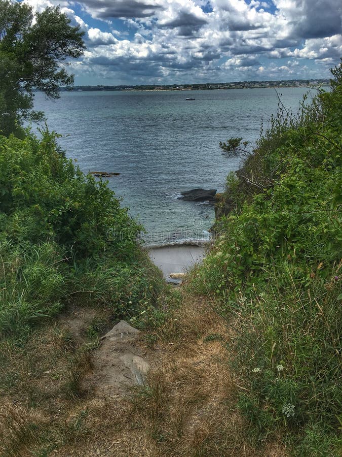 Ocean Path stock photo. Image of journey, leading, england - 79248694