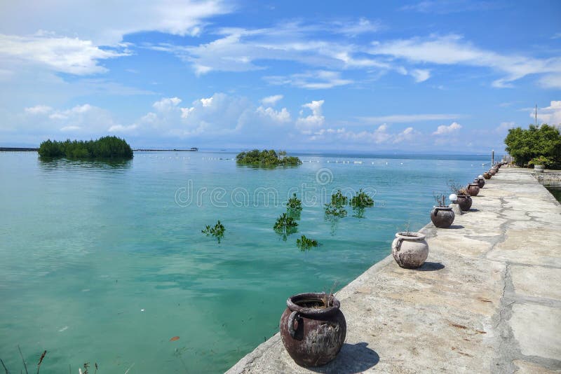 Ocean Path stock photo. Image of shrubs, swirls, clay - 75735874